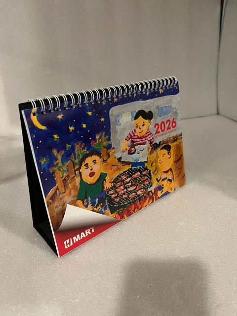 2026 H MART Desk Calendar Asian Calendar - Eat Colorfully Every Day £11 ...