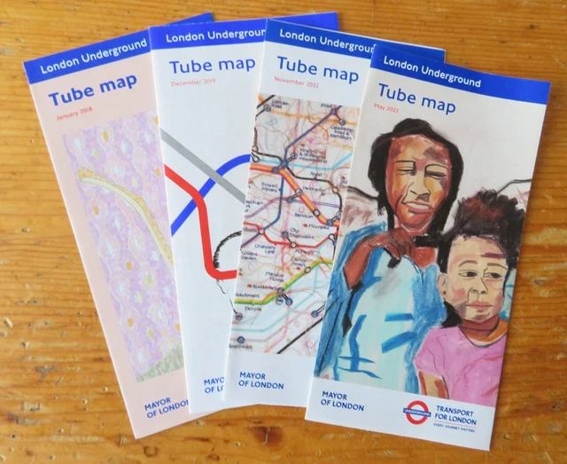 TFL LONDON UNDERGROUND Tube map 2018-2022 £1.50 - PicClick UK