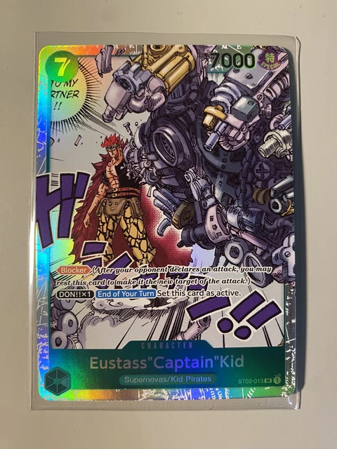 ONE PIECE TCG Card EUSTASS CAPTAIN KID OP-05 SR ~ English $7.96 ...