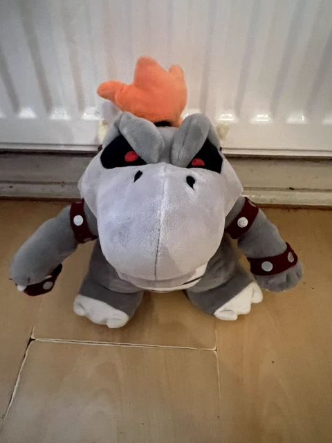 UIUOUTOY, SUPER MARIO Bros. Grey Dry Bowser Bones Koopa Plush Toy £7.00 ...