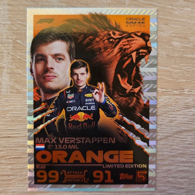 TOPPS TURBO ATTAX 2024 LE 1 Max Verstappen Dutch Orange EUR 1,00 ...