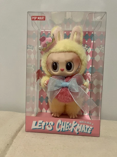 POPMART LABUBU THE Monster Let's Checkmate Series-Queen Vinyl Plush New ...