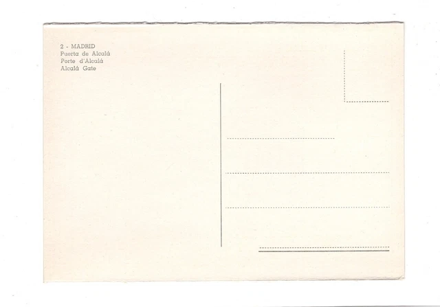 CARTOLINA CARTOLINA MADRID / Puerta de Alcala / Spagna EUR 2,69 ...