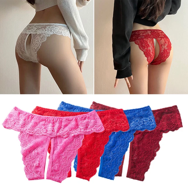 FRAUEN-SPITZENHÖSCHEN MIT OFFENEM Schritt Damen Sexy Höschen Ohne Schritt ∑ EUR 5,05 - PicClick DE