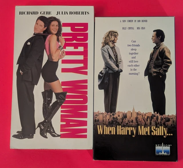 WHEN HARRY MET Sally... (1989) & Pretty Woman (1990) VHS Lot - RomCom ...
