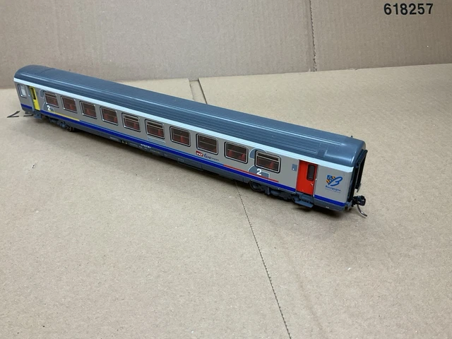PIKO HO SCALE Passenger Coach Car Sncf French 2Nd Class Bourgogne ...