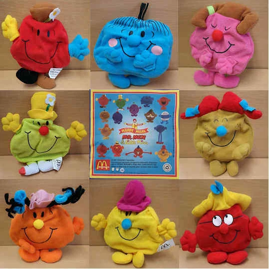 MCDONALDS HAPPY MEAL Toy 2001 UK Mr Men Little Miss Reversible Toys ...