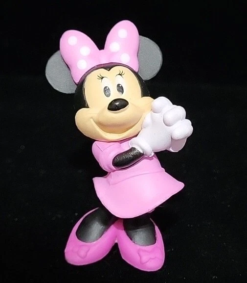 DISNEY CLASSIC CHARACTER Minnie Mouse Hands Clasped Pvc Figure Cake ...