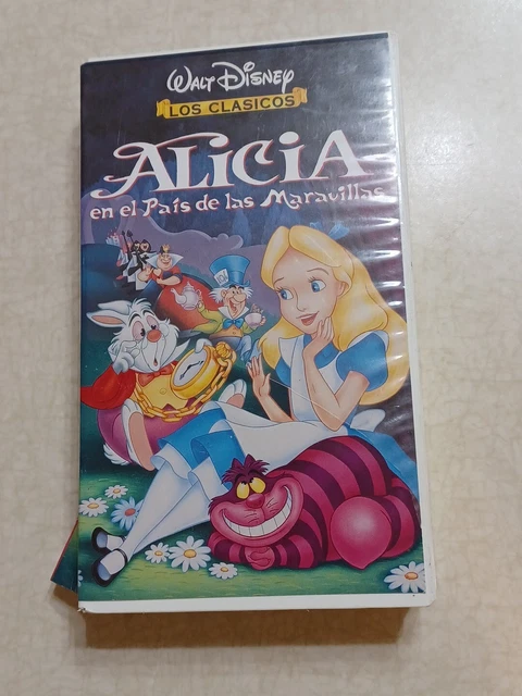 DISNEY SPANISH VHS Tape Alice In Wonderland Alicia En El Pais De Las ...