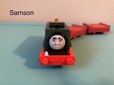 THOMAS & FRIENDS TrackMaster Motorized Train Engine SAMSON + Brown ...
