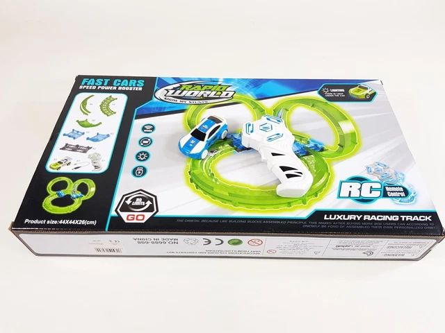 RC TOY F1 Race Track Electric Build Your Own RC Car DIY Brick Block Toy ...