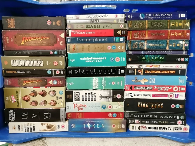 BBC ITV CHANNEL 4 SKY DVD Box Set TV Series and Movies Job Lot ...