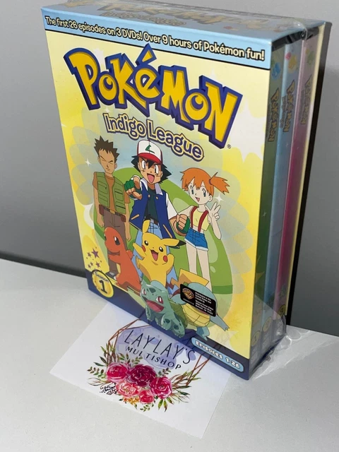 POKEMON - SEASON 1 Part 1: Indigo League (DVD 3-Disc Set) Episodes 1-26 ...