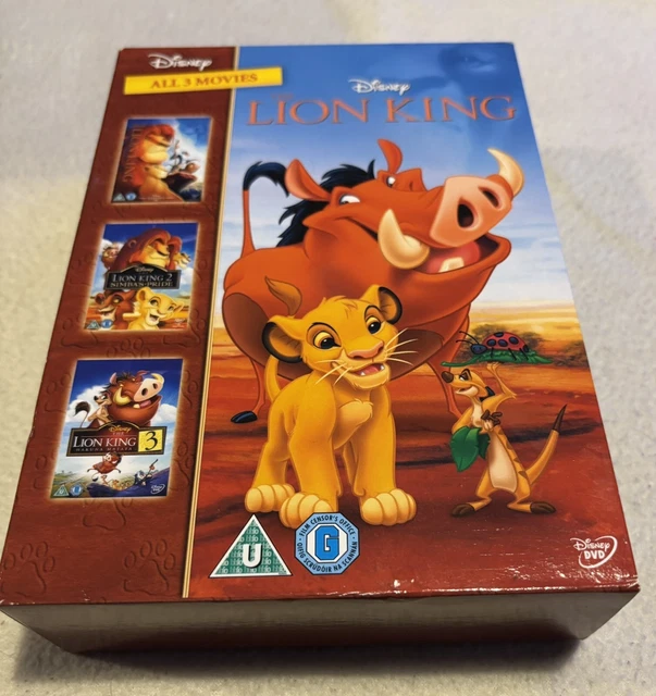 DISNEY: THE LION King Trilogy (Box Set) (DVD, 2014) £3.31 - PicClick UK