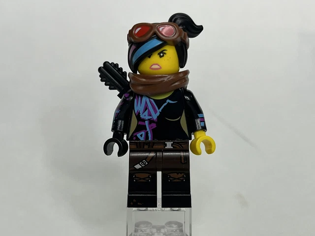 THE LEGO MOVIE 2 "Lucy Wyldstyle" (Quiver, Scarf, Goggles, Angry/Smile ...