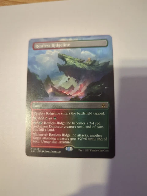 MTG LOST CAVERNS Of Ixalan - Restless Ridgeline - Borderless Rare Pre ...