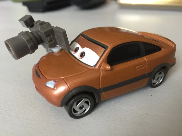 DISNEY PIXAR CARS Houser Boon Press Photographer Mattel 1.55 Scale New ...