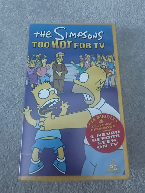 THE SIMPSONS TOO Hot For TV (Animated) (VHS/SUR, 1999) £0.99 - PicClick UK