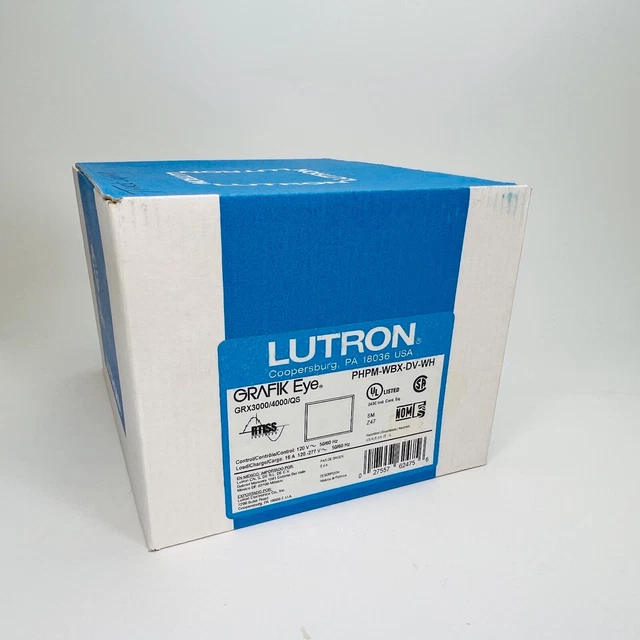 LUTRON GRAFIK EYE GRX3000/4000/QS Phase-Adaptive Power Module PHPM-WBX ...