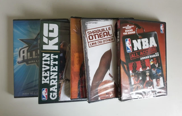 NBA 5X DVD Bundle Shaq O'Neal, Kevin Garnett, Dwayne Wade, All Access ...