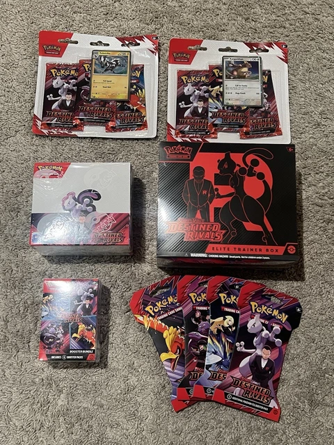POKÉMON - DESTINED Rivals - Booster Box, ETB, Bundle, 3-Packs (x2 ...