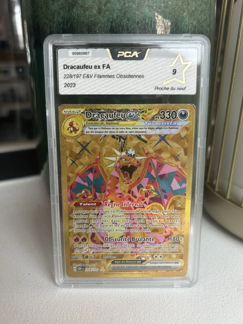 CARTE POKEMON: DRACAUFEU Ex Fa Gold 228/197 - Pca 9 -Obf Flammes ...