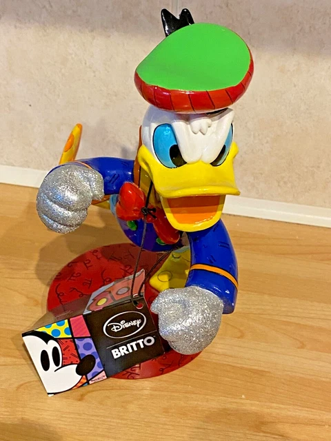 DISNEY BRITTO ANGRY Donald Duck Romero Pop Art Collection Figurine PLEASE READ £39.99 - PicClick UK