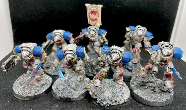 7 WORLD EATERS Pre Heresy Heavily Converted Chaos Space Marine ...