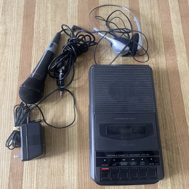 RADIO SHACK REALISTIC Portable Cassette Tape Recorder Player CTR62 Ctr 62 57 60 $29.99 - PicClick CA