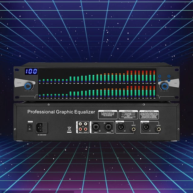 PRO GRAPHIC EQUALIZER Digital Equalizer Dual 31-Band Spectrum Display UK 220V £115.98 - PicClick UK