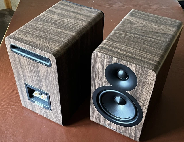 ACOUSTIC ENERGY AE100 mk2 Bookshelf Speakers Walnut Boxed MINT Free ...
