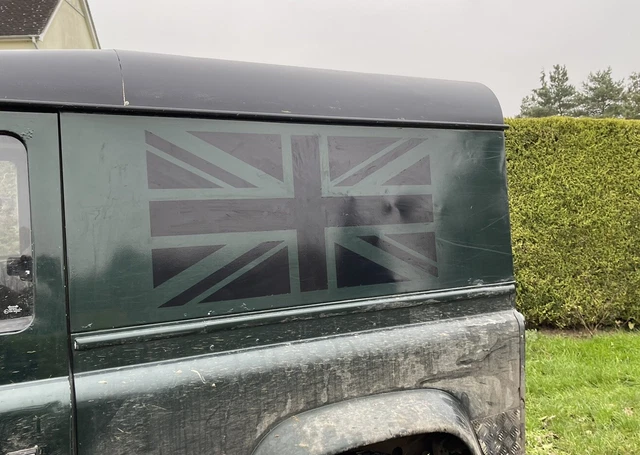 PAIR OF LARGE Union Jack Flag Gb Stickers Graphics Decals Land Rover ...