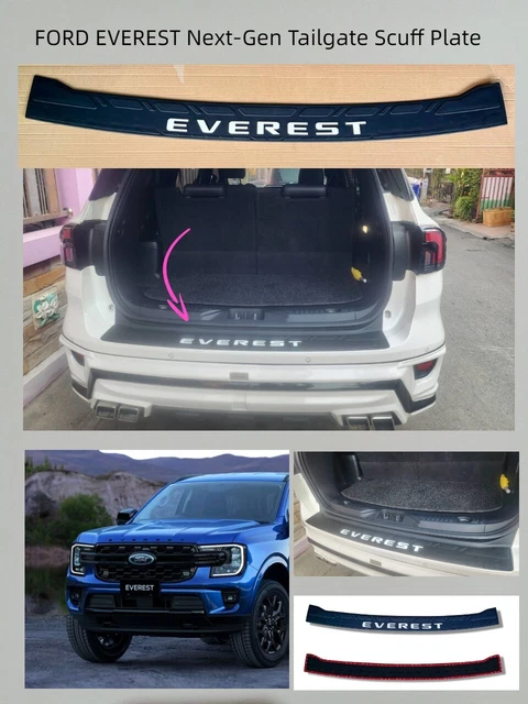 FORD EVEREST NEXT-GEN 2022-24 Tailgate Scuff Plate EUR 94,67 - PicClick FR