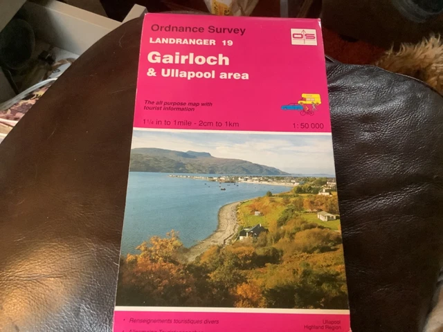 LANDRANGER MAPS: GAIRLOCH and Ullapool Area Sheet 19 OS Landrange £3.90 ...