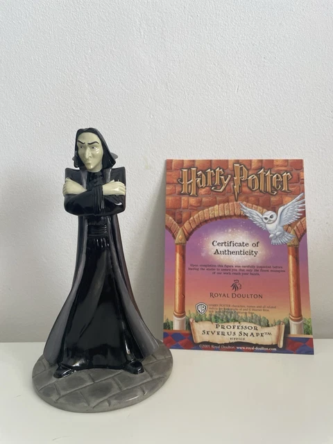ROYAL DOULTON HARRY Potter “Professor Severus Snape” Figure With COA £ ...