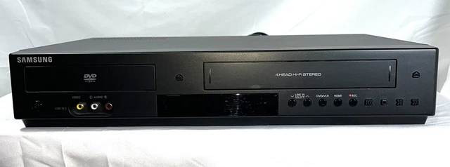 SAMSUNG DVD-V9800 HDMI DVD/VHS Combo Player Black TESTED NO REMOTE $75. ...