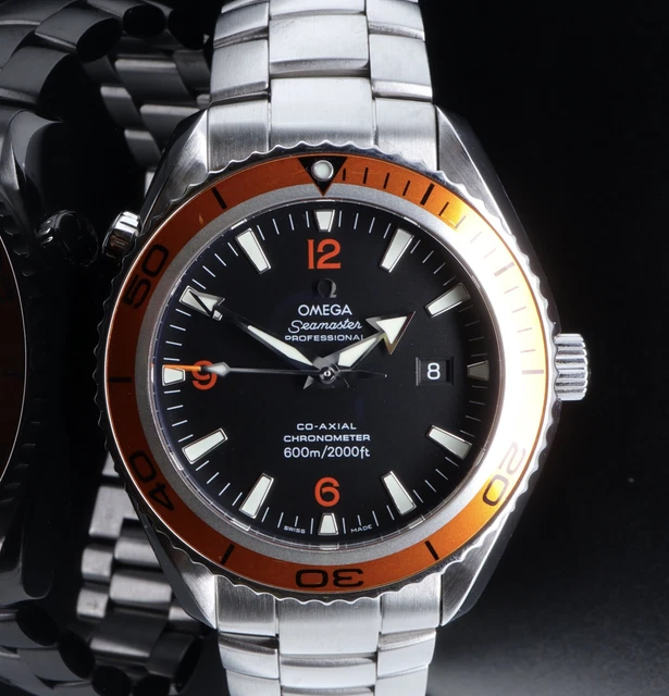 OMEGA SEAMASTER PLANET Ocean Co Axial 600m Mens 45mm Wrist Watch 168 ...