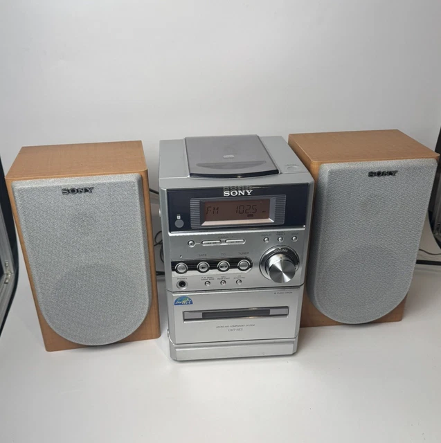 SONY MICRO HI-FI Component System CMT-NE3 w/Speakers SS-CNE3, See ...