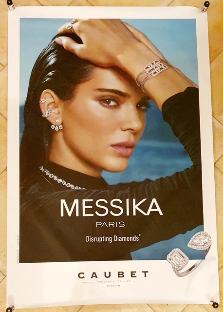 AFFICHE POSTER TAILLE abribus 120cm x 176cm Messika Kendall Jenner ...