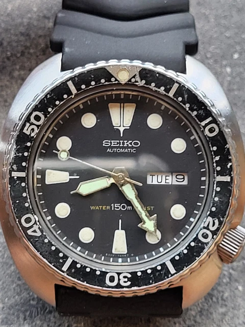 SEIKO TURTLE 6309 7040 diver vintage Black Dial Virate EUR 280,00 - PicClick FR