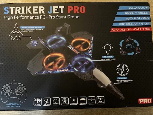 STRIKER JET PRO High Performance RC Pro Stunt Drone £37.99 - PicClick UK