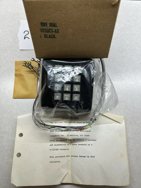 NOS WESTERN ELECTRIC 1035C3A Dialer (2) £80.07 - PicClick UK