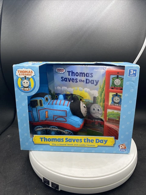THOMAS & FRIENDS THOMAS SAVES THE DAY Play-a-Sound Book and Cuddly ...