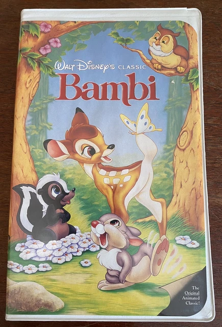 DISNEY BAMBI VHS 942 Black Diamond Classics Edition 1989 Rare! £423.25 ...