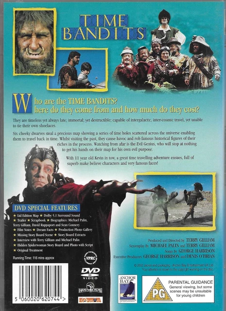 TIME BANDITS - Special Edition DVD with map; Terry Gilliam, Sean ...