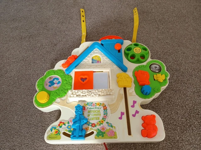 FISHER PRICE VINTAGE Activity Centre Cot Toy £31.82 - PicClick UK