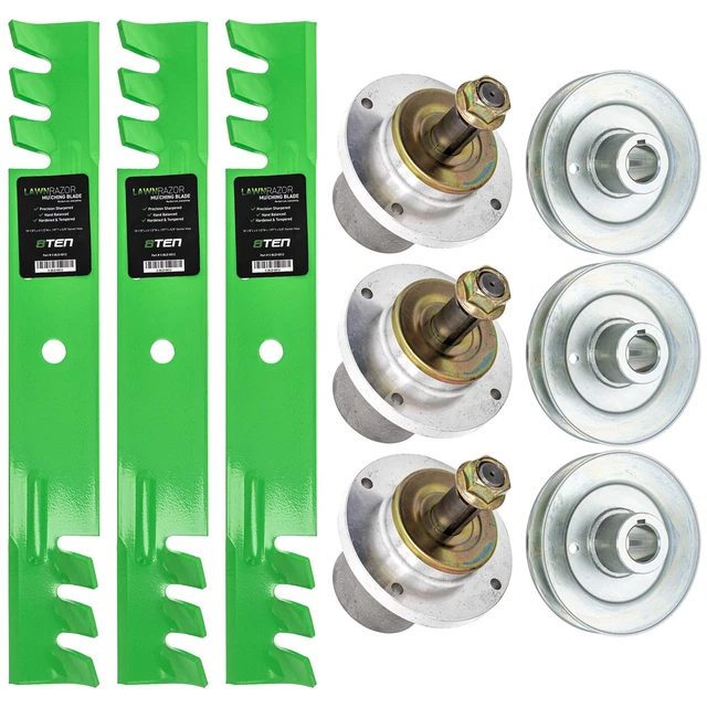 8TEN BLADE SPINDLE Kit for Scag Liberty Z SZL52 52-Inch 482878 461950 ...