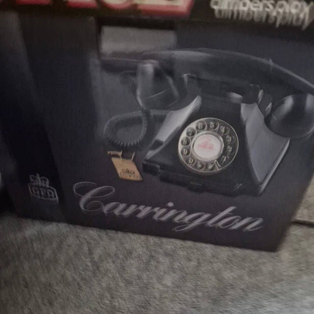 GPO CARRINGTON CLASSIC Retro Push-Button Phone with Pull-Out Tray ...