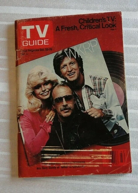 GUIDE TV MAGAZINE Vintage 1979 WKRP Loni Anderson Howard Hesseman Gary ...