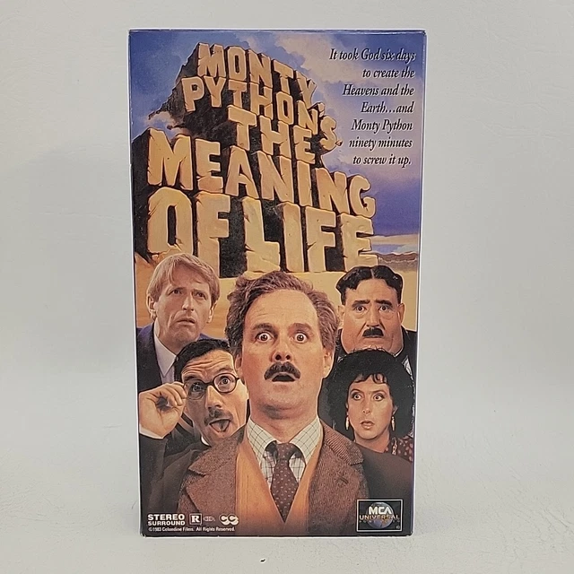 VHS MONTY PYTHON'S The Meaning of Life (1983) £4.72 - PicClick UK